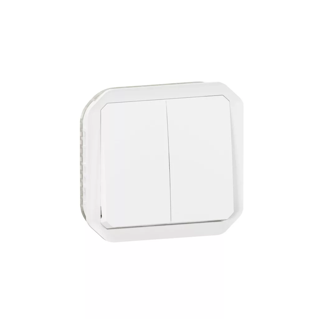 Legrand Plexo 55 069625L vízmentes IP55 dupla váltóérintkezős kapcsoló ...