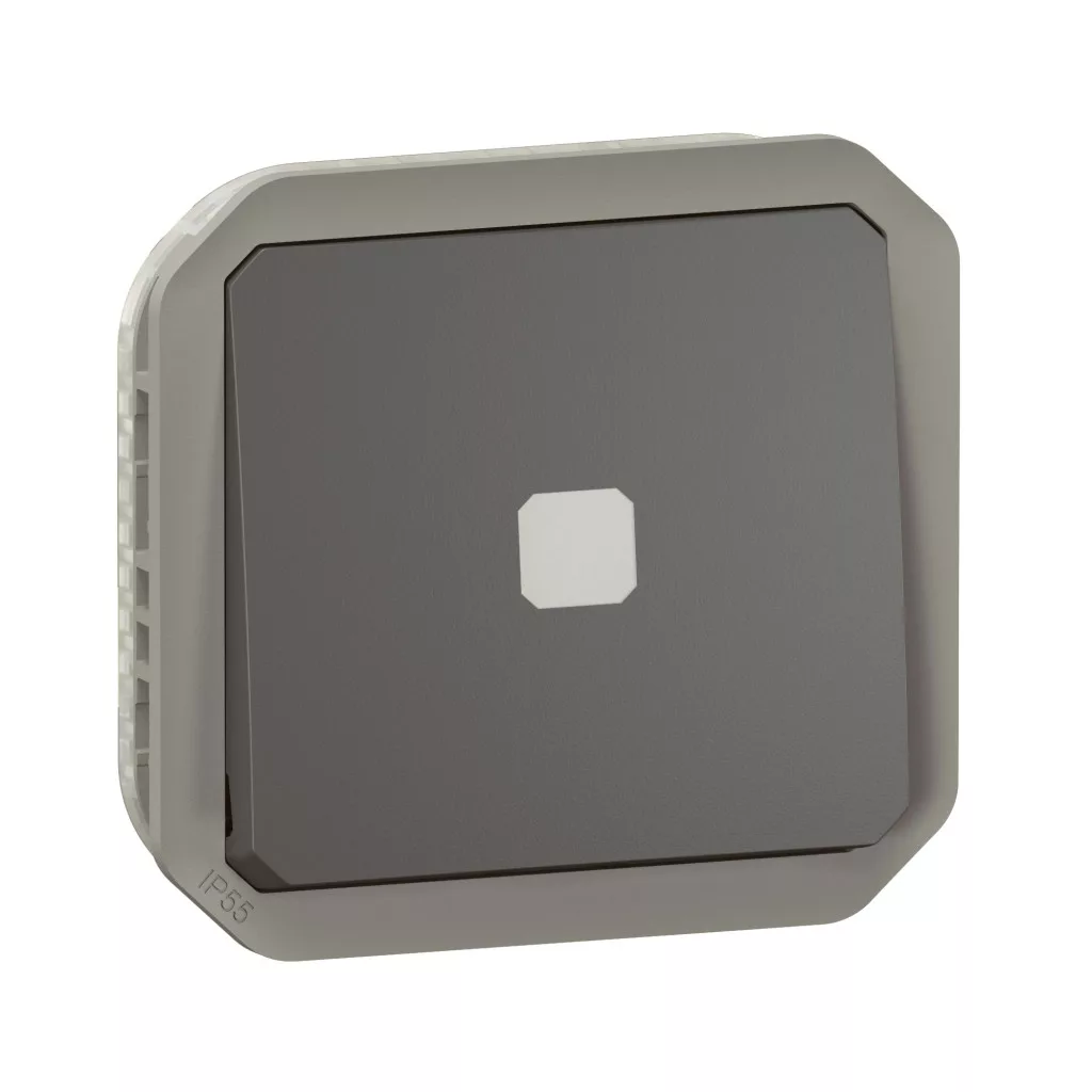 Legrand Plexo 55 069804L vízmentes IP55 időzítőkapcsoló, antracit ...